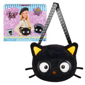 purse pets, sanrio hello kitty and friends, chococat interactive pet toy & crossbody kawaii purse, over 30 sounds & reactions, girls & tween gifts