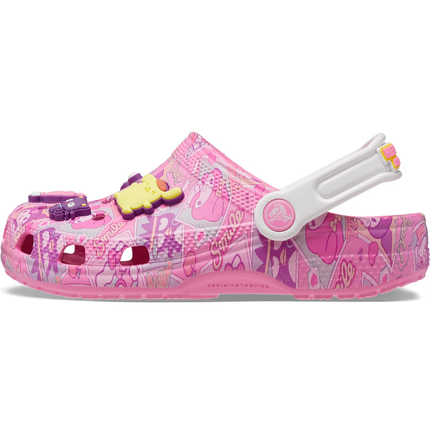 Crocs Kids Classic Hello Kitty Clogs, Pink, 9 US Unisex Toddler