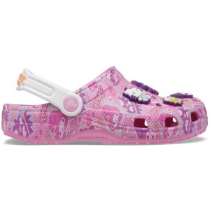 Crocs Kids Classic Hello Kitty Clogs, Pink, 9 US Unisex Toddler