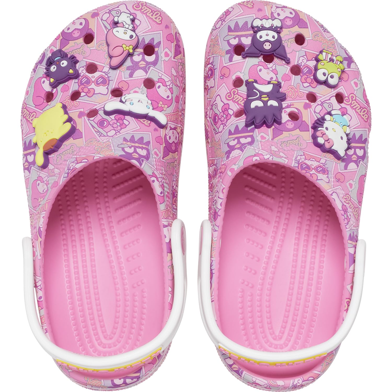 Crocs Kids Classic Hello Kitty Clogs, Pink, 9 US Unisex Toddler