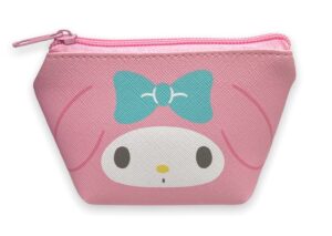 sanrio my melody face boat type cosmetics small pouch bag 4.3 in (w) × 3 in (h) × 2 in (d) for adult use