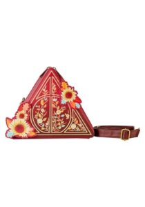 harry potter deathly hallows fall leaves crossbody bag