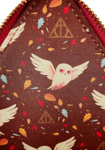 Harry Potter Deathly Hallows Fall Leaves Crossbody Bag