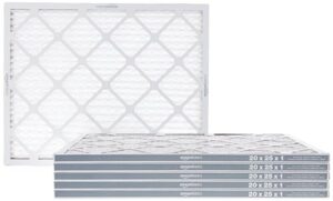 amazon basics merv 8 ac furnace air filter - 20'' x 25'' x 1'', 6-pack