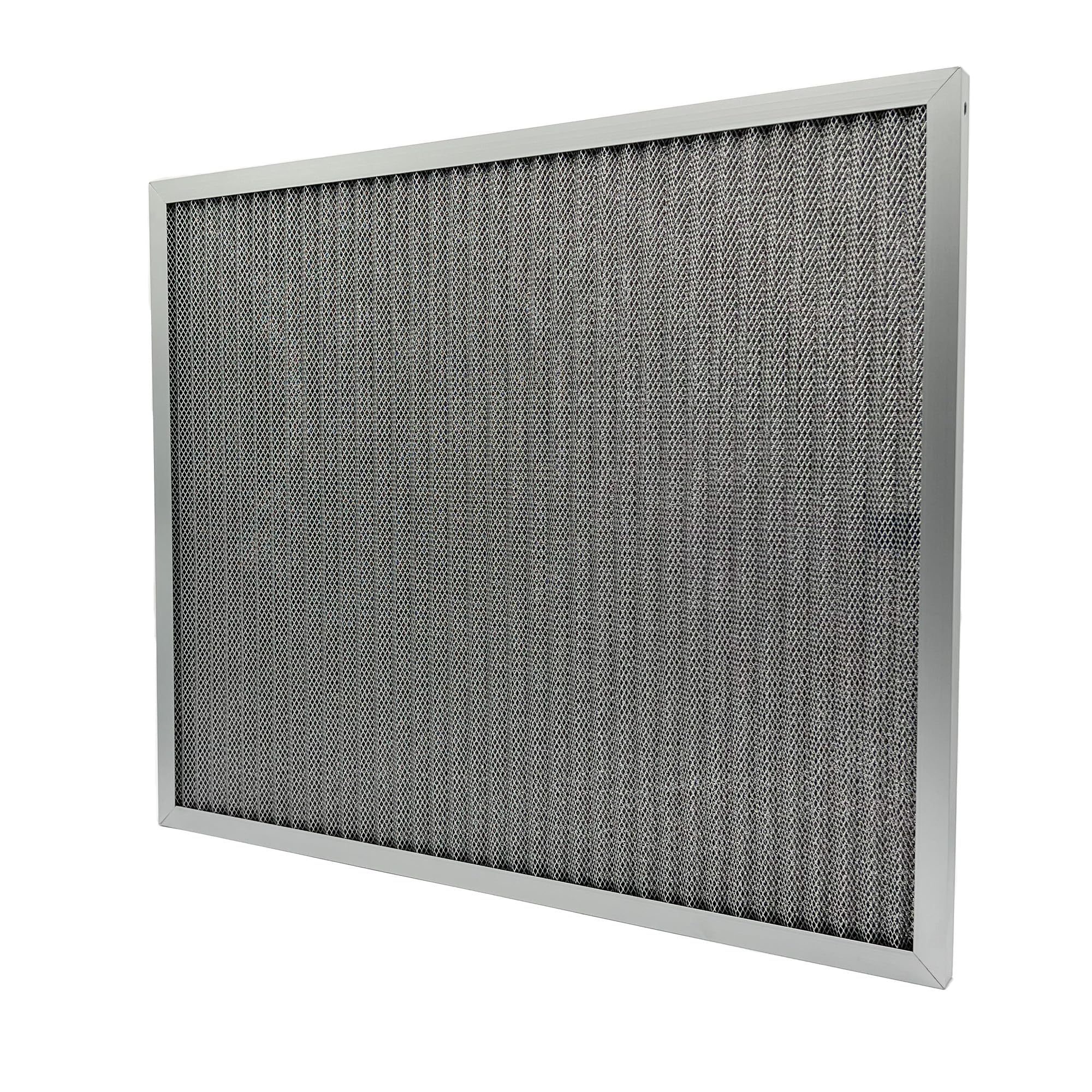 wioAIR Washable Air Filter(20" x 25" x 1"), Aluminum Electrostatic Air Filter for Furnace and Central Air Conditioner