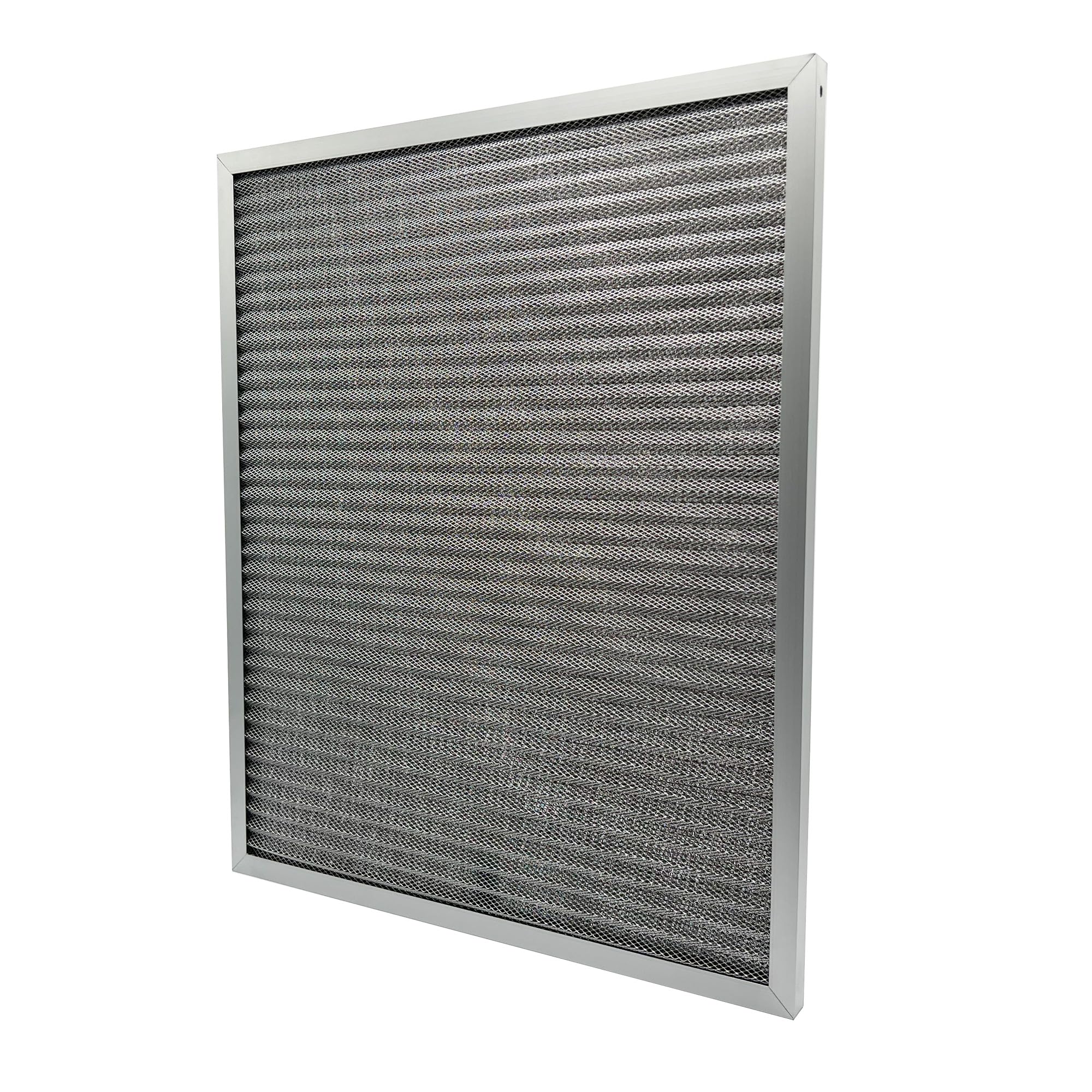 wioAIR Washable Air Filter(20" x 25" x 1"), Aluminum Electrostatic Air Filter for Furnace and Central Air Conditioner