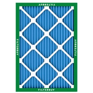 Filterbuy 20x25x2 Air Filter MERV 13 Optimal Defense (1-Pack), Pleated HVAC AC Furnace Air Filters Replacement (Actual Size: 19.50 x 24.50 x 1.75 Inches)