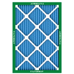 Filterbuy 20x25x2 Air Filter MERV 13 Optimal Defense (1-Pack), Pleated HVAC AC Furnace Air Filters Replacement (Actual Size: 19.50 x 24.50 x 1.75 Inches)