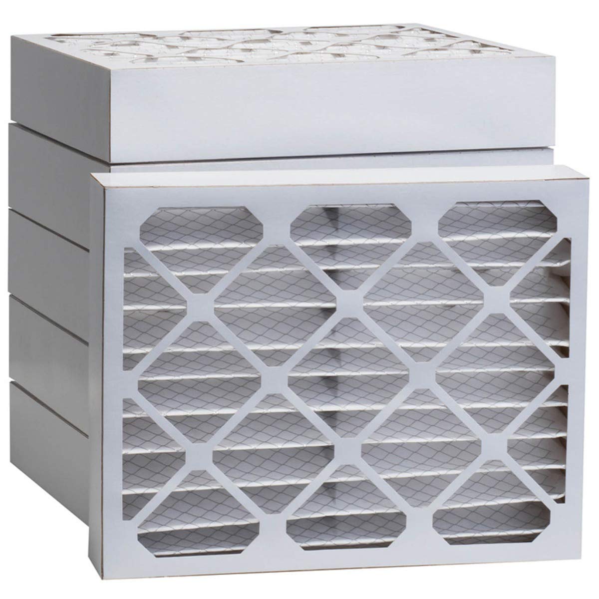 Tier1 Pleated Air Filter - 20x25x4 - MERV 8 - Captures Dust & Pollen in Air Conditioner/Furnace - Improved Air Quality - 6 Pack