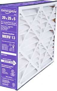 generalaire 8fm2025 merv 13 cartridge filter media 20 x 25 x 5 gfi #4557