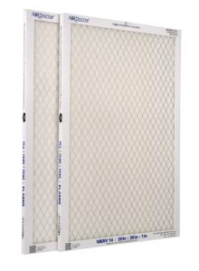 airdoctor merv 14 hvac pleated filter available in 6 sizes. captures 96% of pollutants 1-3 micron in size. captures impurities from air to protect your hvac system and purify air in your home.