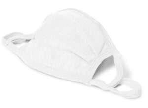 hanes x-temp adjustable comfort mask, white, 5 count (pack of 1)