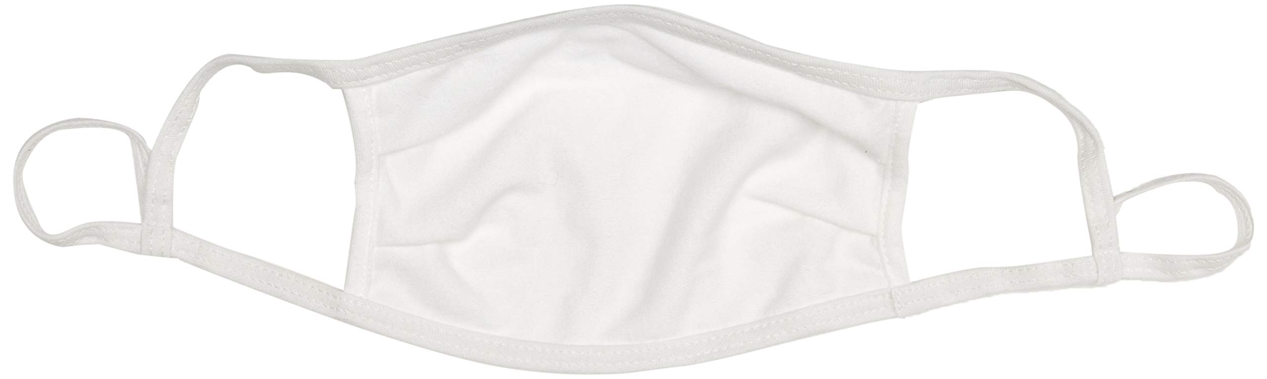 Hanes X-Temp Adjustable Comfort Mask, White, 5 Count (Pack of 1)