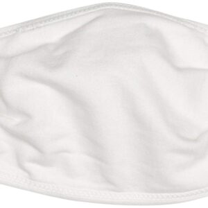 Hanes X-Temp Adjustable Comfort Mask, White, 5 Count (Pack of 1)