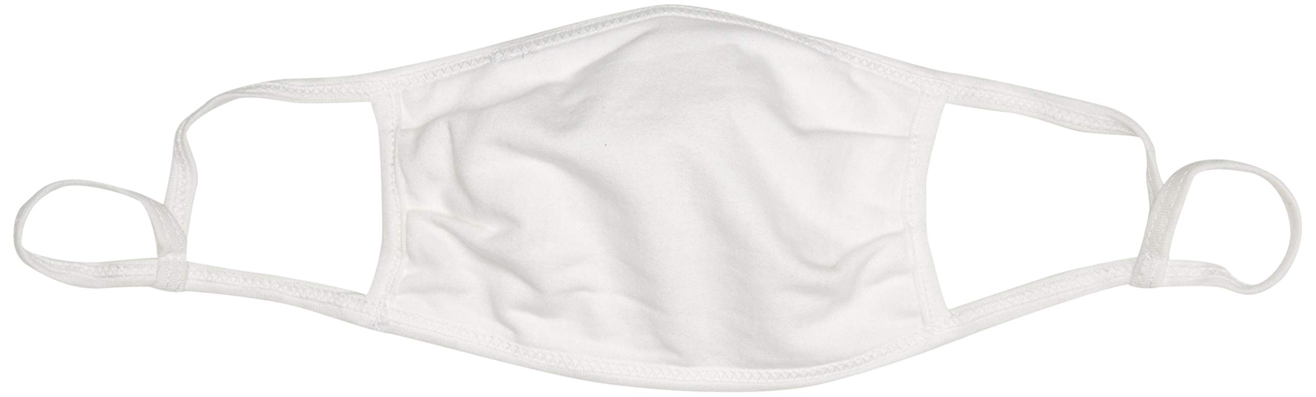 Hanes X-Temp Adjustable Comfort Mask, White, 5 Count (Pack of 1)