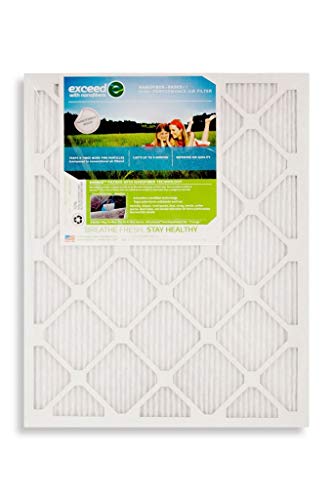 Exceed with Nanofibers MERV 8 High Efficiency AC Furnace Air Filter 20 x 25 x 1 (2 pack)