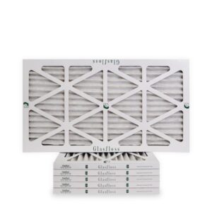 glasfloss 14x25x1 pleated air filter, zl series, merv 10 - actual size: 13 1/2 x 24 1/2 x 7/8 (box of 6)