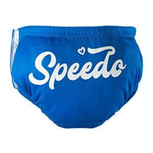 Speedo Unisex-Child Swim Diaper Keep Swimmin' Premium Medium