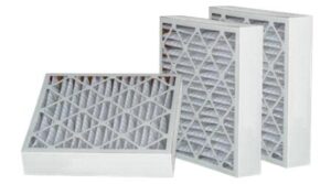 20x25x4 furnace- air filter merv 8 pleated replacement (1 box of 2) (actual filter size: 19.375 x 24.375 x 3.75 inches)