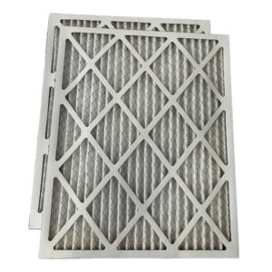 20X25x1- Pleated HVAC Furnace Air Filter- Merv 9- Pack of 2