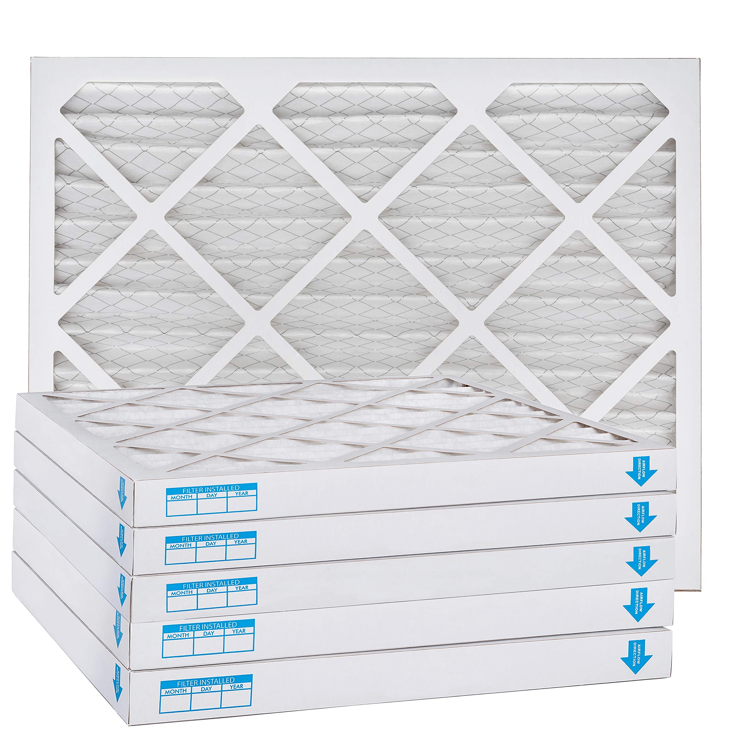 20x25x2 AC and Furnace Air Filter by Aerostar - MERV 11, Box of 12