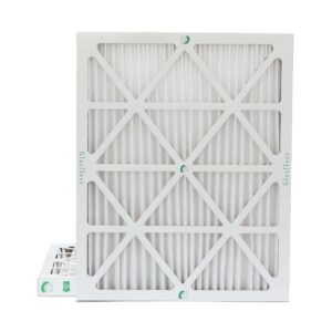 glasfloss 20x25x2 merv 10 pleated 2" inch ac furnace air filters quantity 2. actual size: 19-1/2 x 24-1/2 x 1-3/4