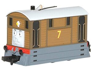 bachmann trains thomas and friends - toby the tram engine with moving eyes, black, 0.5 liters