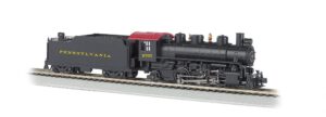 prairie 2-6-2 steam locomotive w/smoke & tender - prr #2765 - ho scale