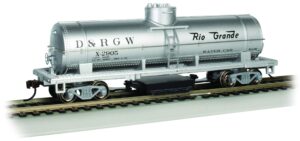 bachmann trains - track cleaning tank car - rio grande™ water #x-2905 - silver - ho scale