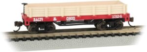 old-time gondola car baltimore & ohio - n scale