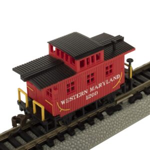 Bachmann Trains - Old-TIME Bobber Caboose - Western Maryland® #1200 - N Scale