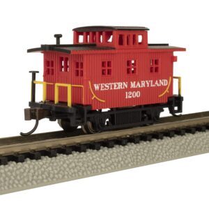 Bachmann Trains - Old-TIME Bobber Caboose - Western Maryland® #1200 - N Scale