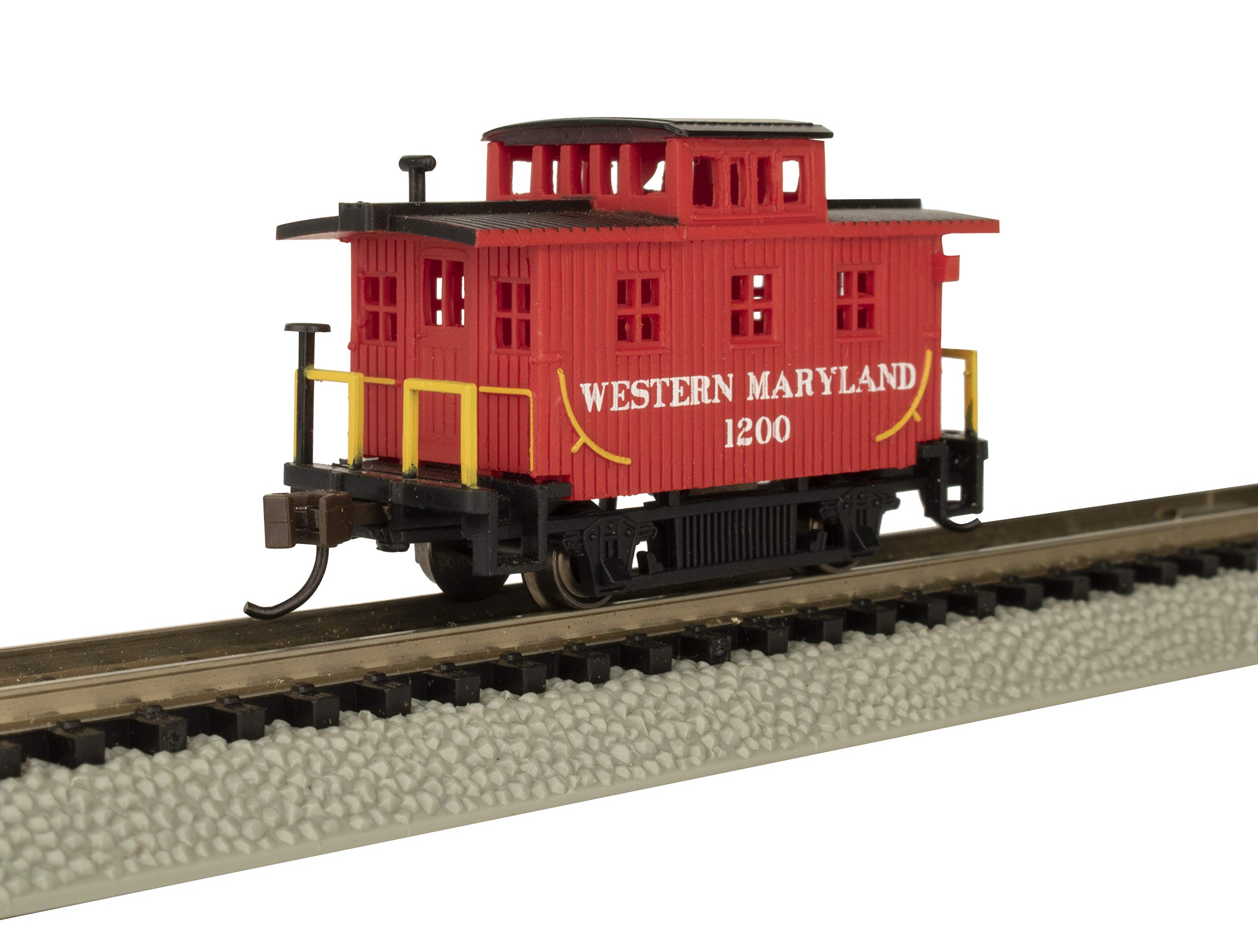 Bachmann Trains - Old-TIME Bobber Caboose - Western Maryland® #1200 - N Scale