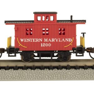 Bachmann Trains - Old-TIME Bobber Caboose - Western Maryland® #1200 - N Scale