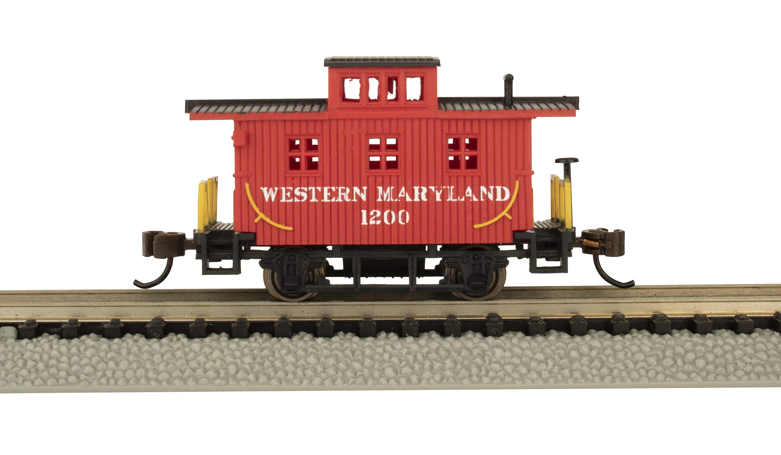 Bachmann Trains - Old-TIME Bobber Caboose - Western Maryland® #1200 - N Scale