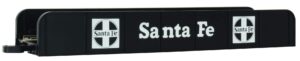 bachmann trains - e-z track decorated girder bridge - santa fe - ho scale