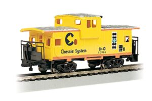 bachmann 17709 ho scale 36' wide vision caboose chessie system c3966 b&o