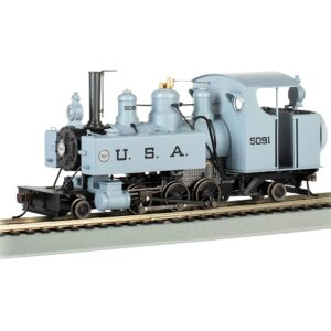 bachmann baldwin class 10 trench steam engine usa #5091, on30 scale