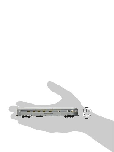 Bachmann Industries Streamline Fluted Observation Car with Lighted Interior - B&O (N Scale), 85'