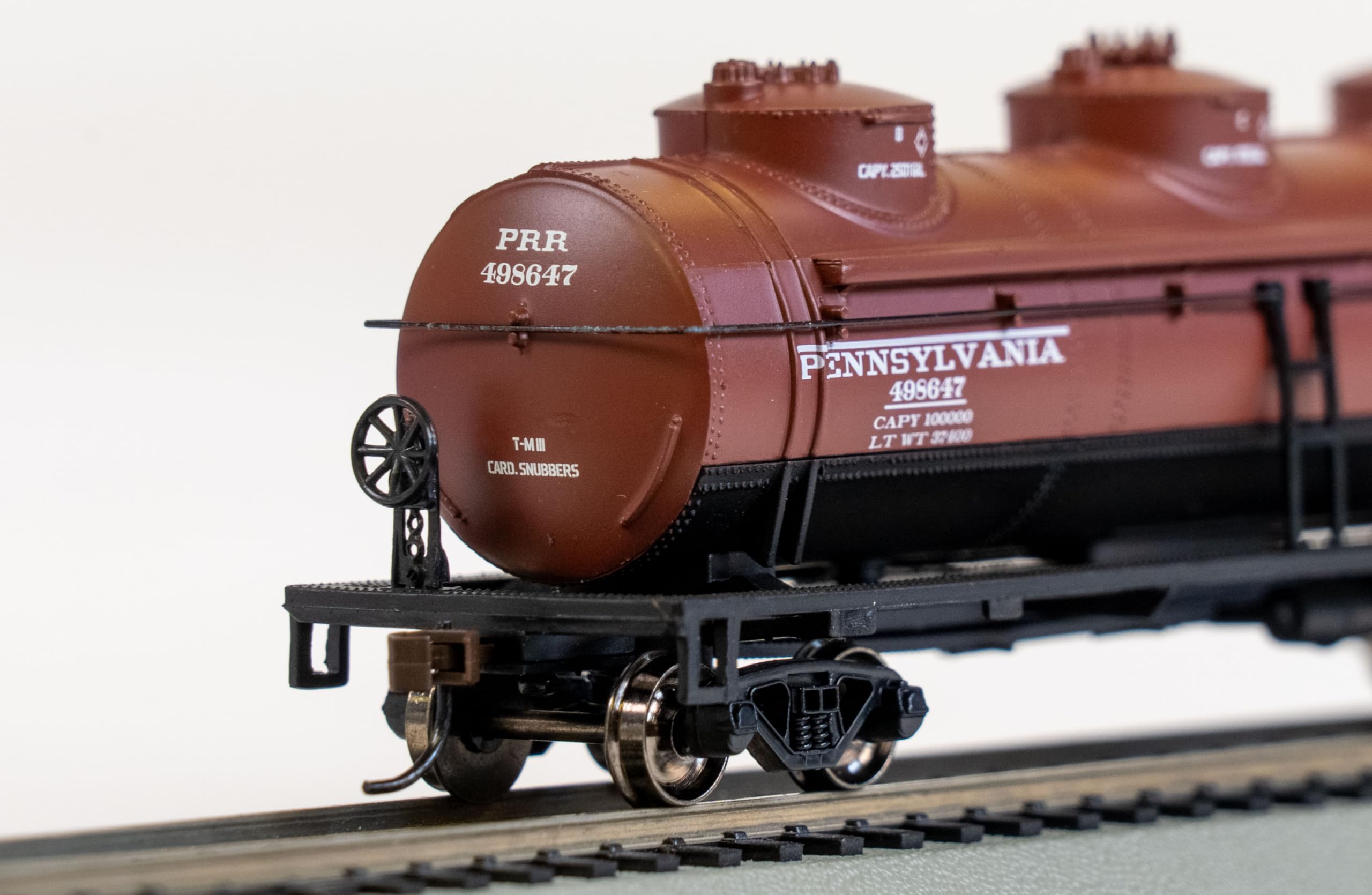 40' Three-Dome Tank Car - PRR #498647 - HO Scale