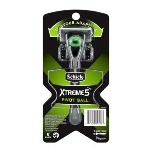 Schick Xtreme 5 Pivot Ball Men's Contour Adapting Razor with 2 Refill Cartridges