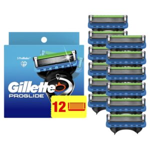 gillette proglide mens razor blade refills, 12 count