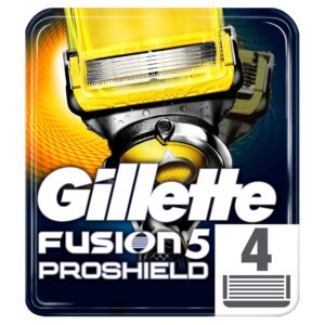 gillette fusion proshield men's razor blade - 4 refills