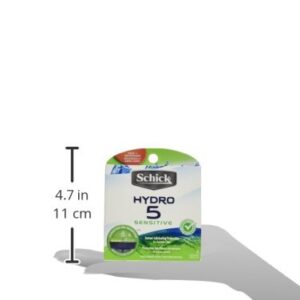 Schick Hydro 5 Sense Sensitive Skin Razor Refills for Men, 8 Count (Pack of 1)