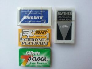 7 o'clock super stainless double edge safety razor blades. made in russia