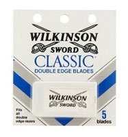 wilkinson sword classic double edge razors -- 5 razors - 2pc