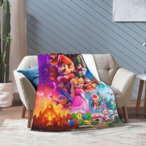 Cartoon Blanket Warm Throw Blanket Ultra-Soft Blanket for Bed Car Sofa Bedroom 50"X40"