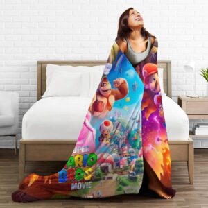 Cartoon Blanket Warm Throw Blanket Ultra-Soft Blanket for Bed Car Sofa Bedroom 50"X40"