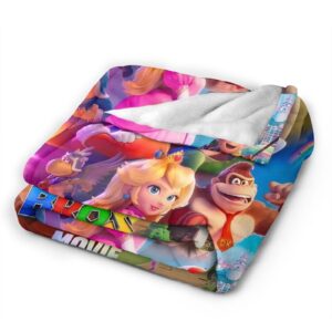 Cartoon Blanket Warm Throw Blanket Ultra-Soft Blanket for Bed Car Sofa Bedroom 50"X40"