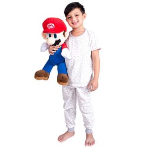 super mario kids bedding super soft plush cuddle pillow buddy, one size, by franco